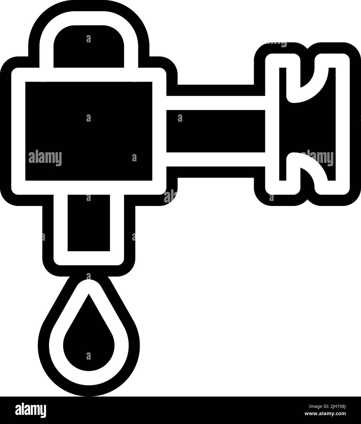 Water faucet water faucet icon Stock Vector Image & Art - Alamy