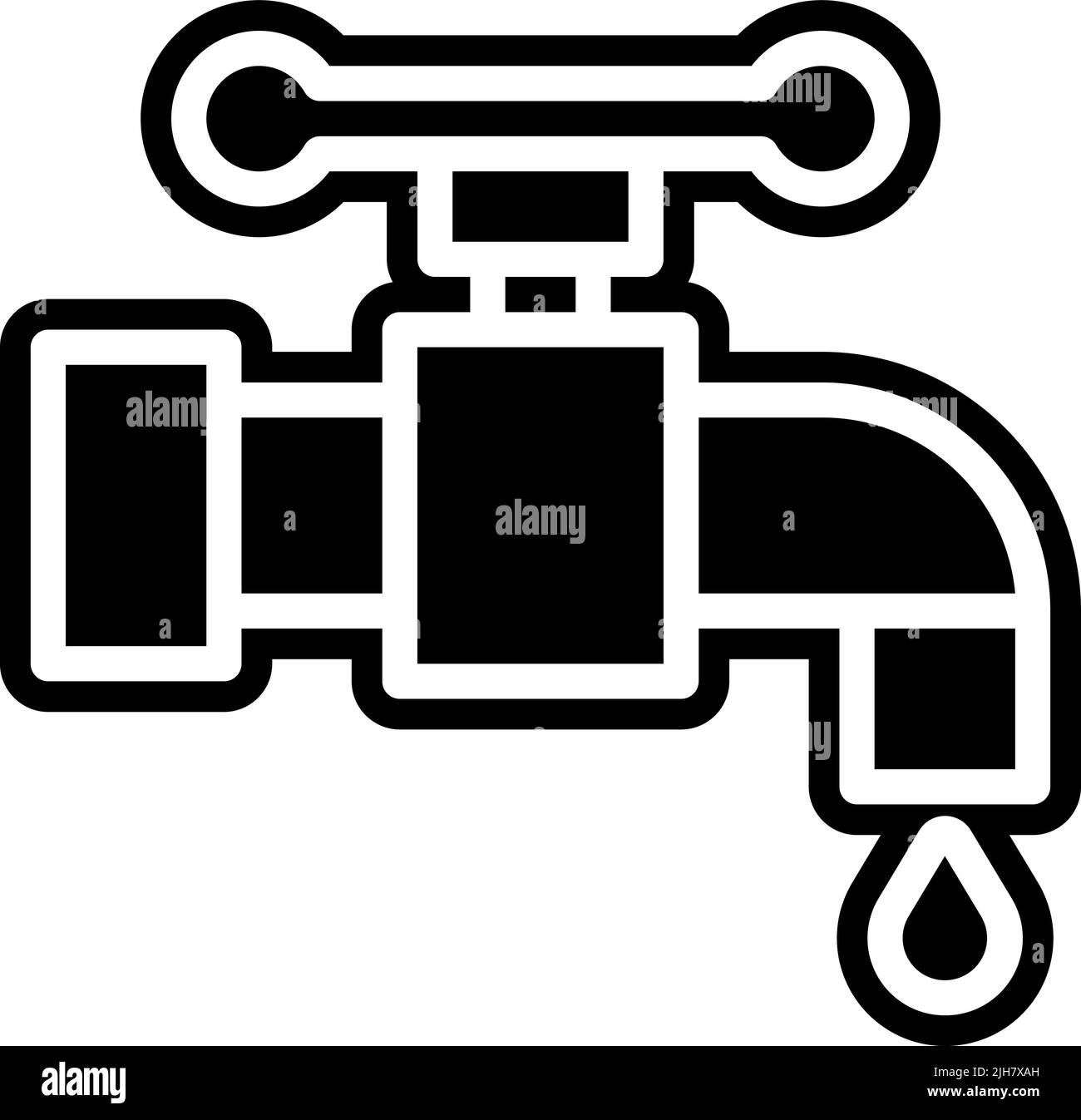 Water faucet water faucet icon Stock Vector Image & Art - Alamy