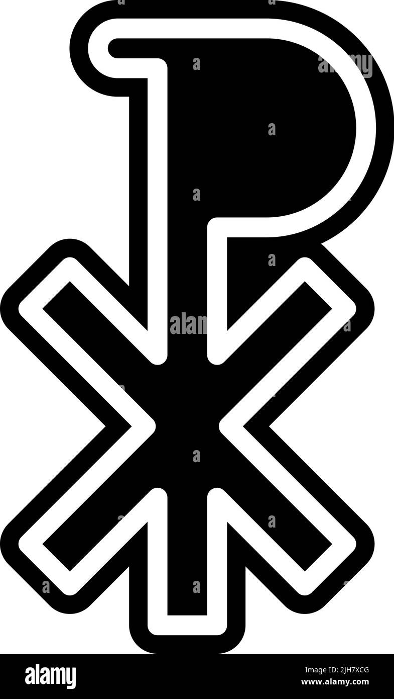 Christianity chi rho icon Stock Vector Image & Art - Alamy