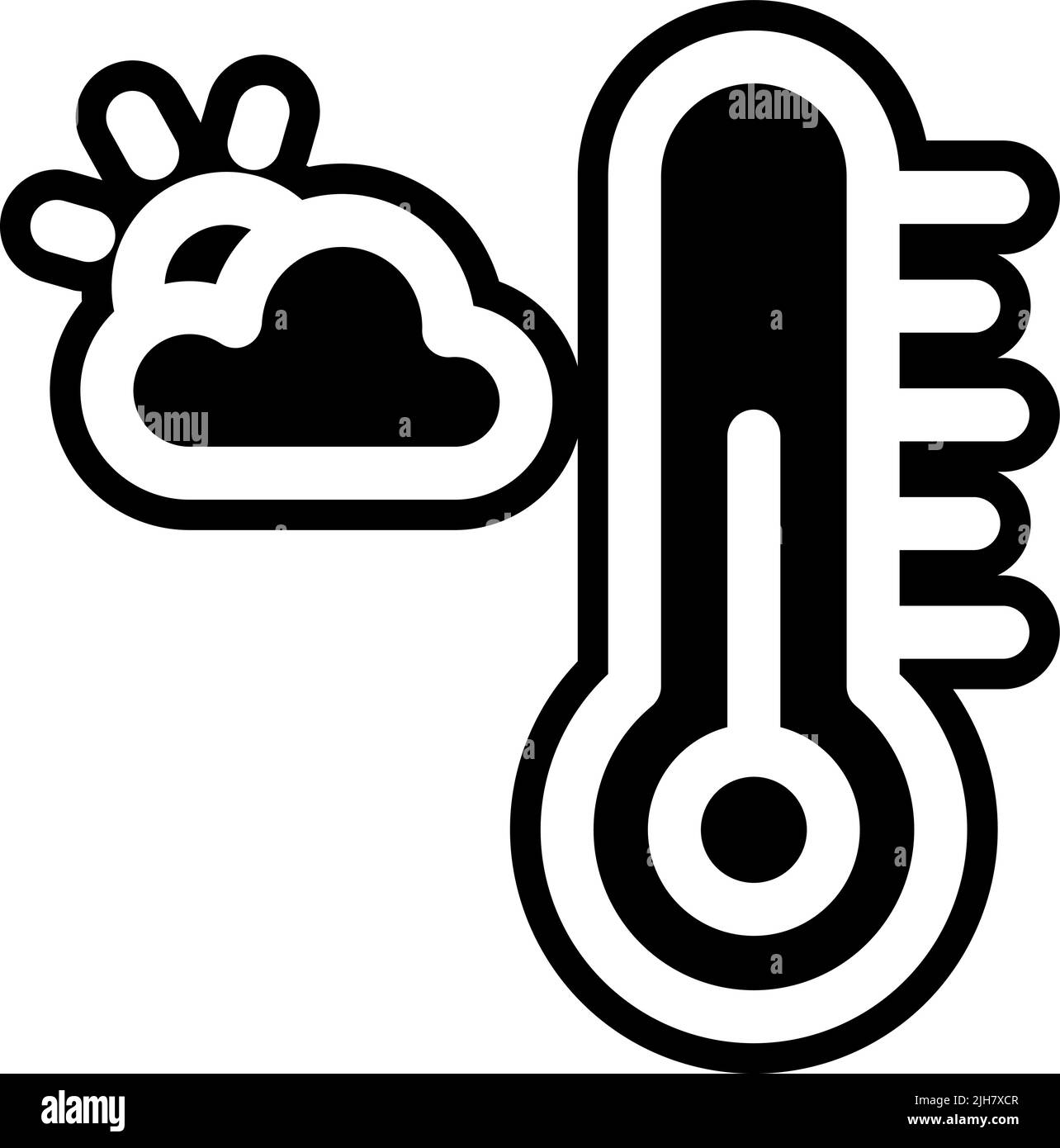 Hot and cold symbol Black and White Stock Photos & Images - Alamy