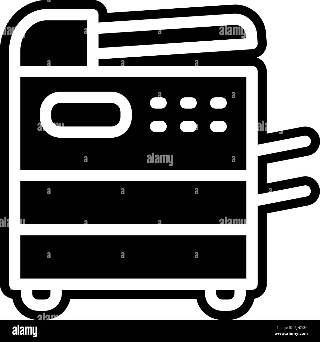 Workplace copy machine icon Stock Vector Image & Art - Alamy