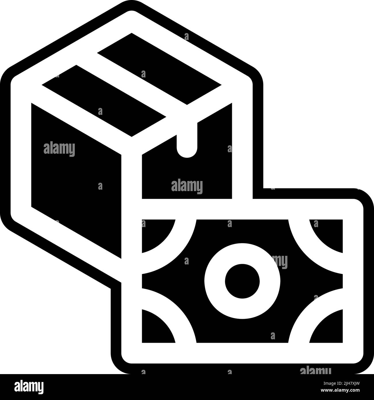 Business cash on delivery icon Stock Vector Image & Art - Alamy