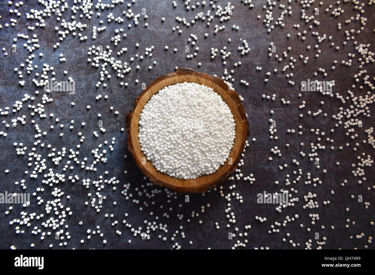 Raw whole dried tapioca pearls Stock Photo - Alamy