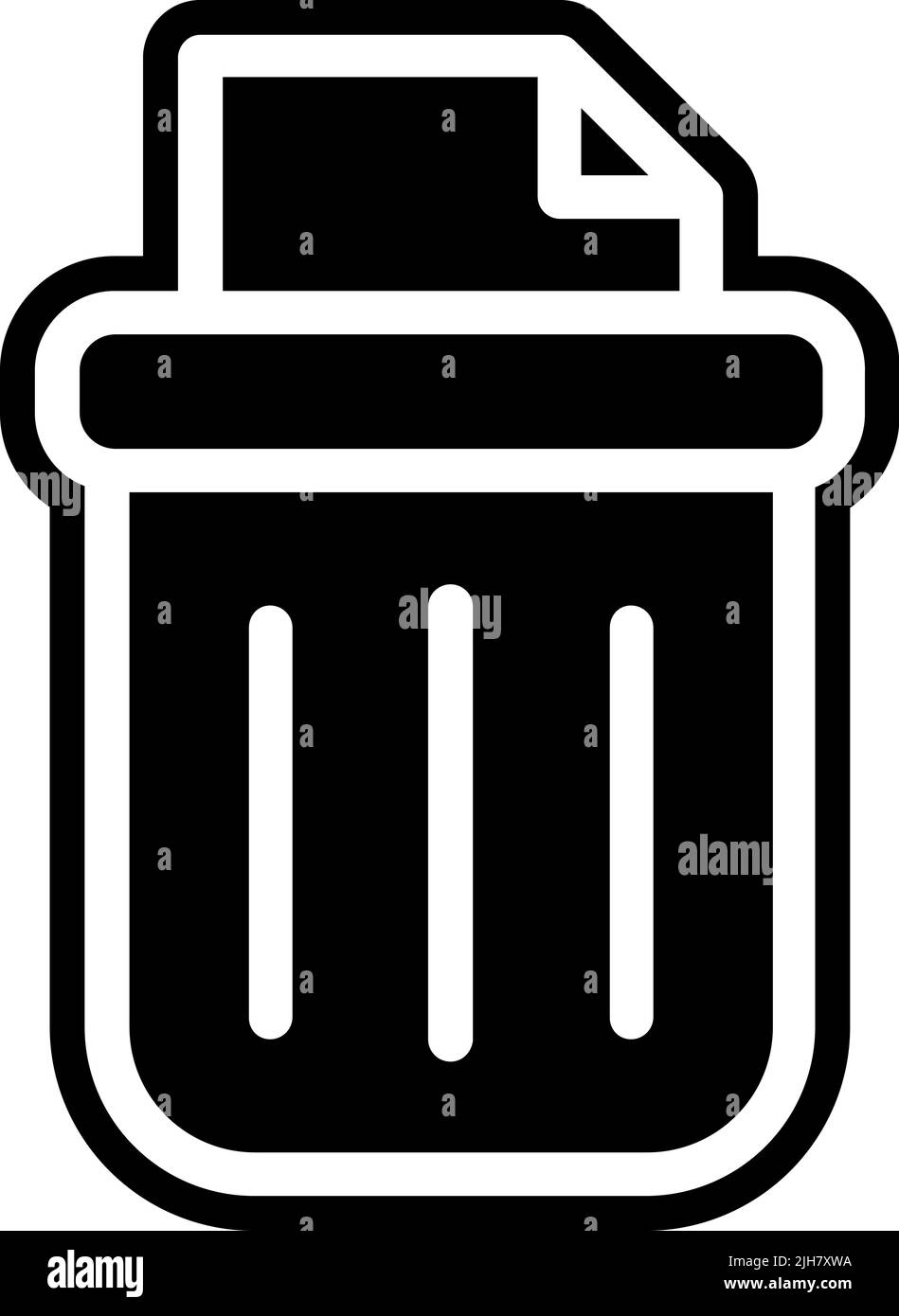 Waste paper stack Stock Vector Images - Alamy