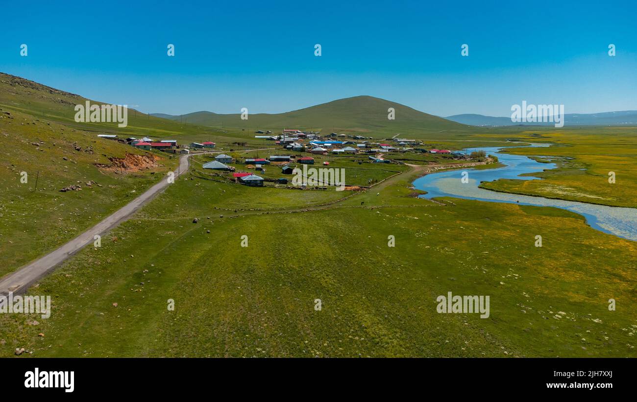 Drone footage of river hi-res stock photography and images - Alamy