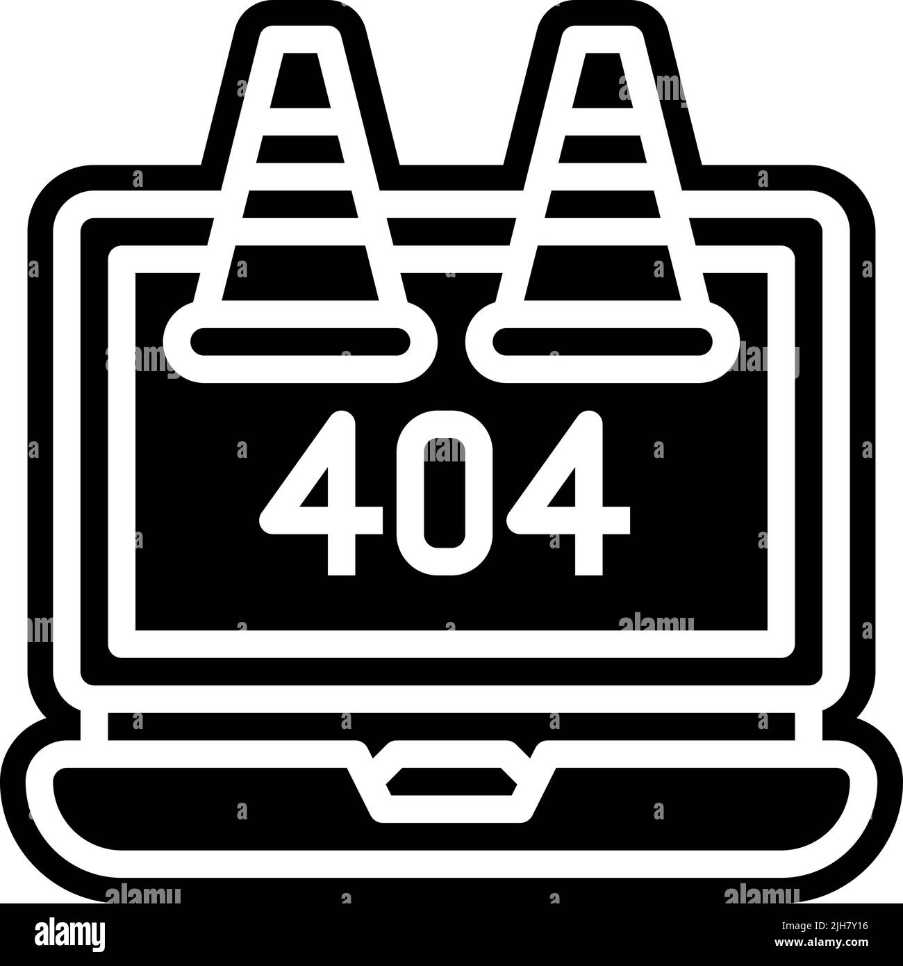 Computer diagnostics error icon Stock Vector Image & Art - Alamy