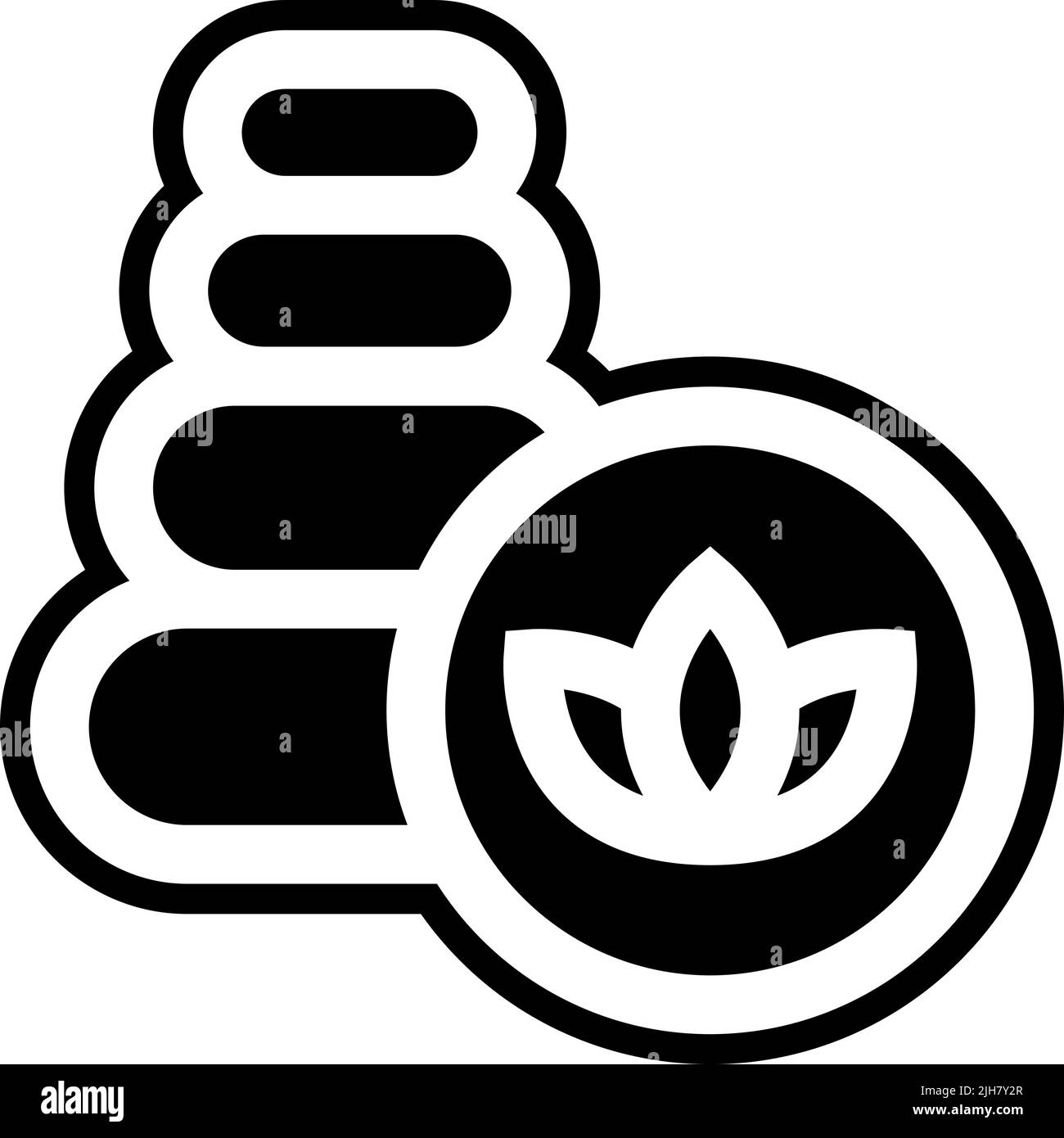 Yoga treatment practice Cut Out Stock Images & Pictures - Alamy