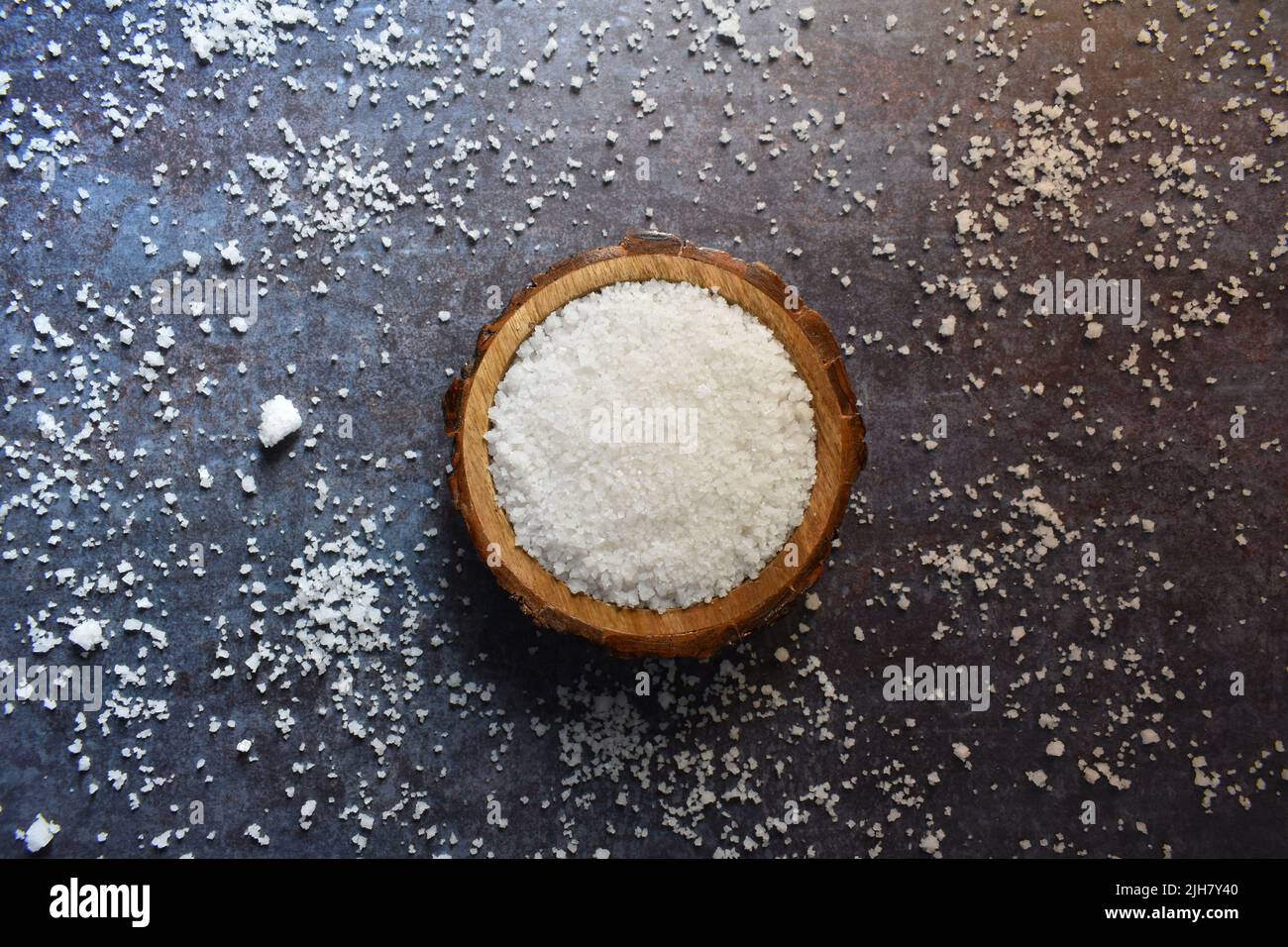 Raw whole dried sea salt Stock Photo - Alamy