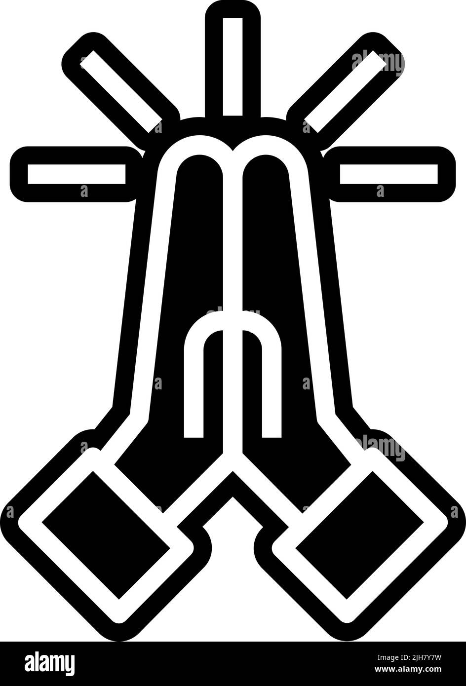 Christian pray Black and White Stock Photos & Images - Alamy