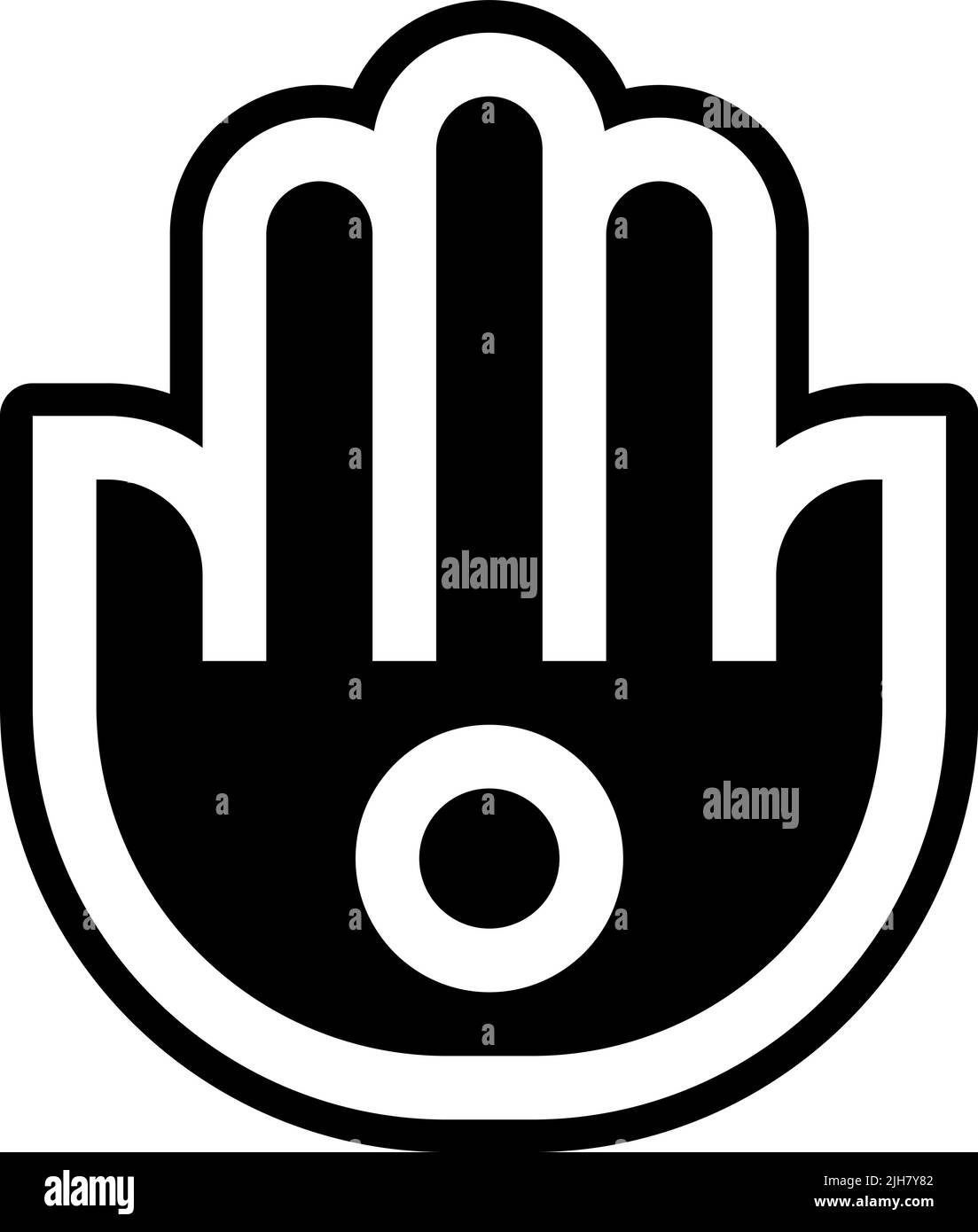 Yoga hamsa icon Stock Vector Image & Art - Alamy