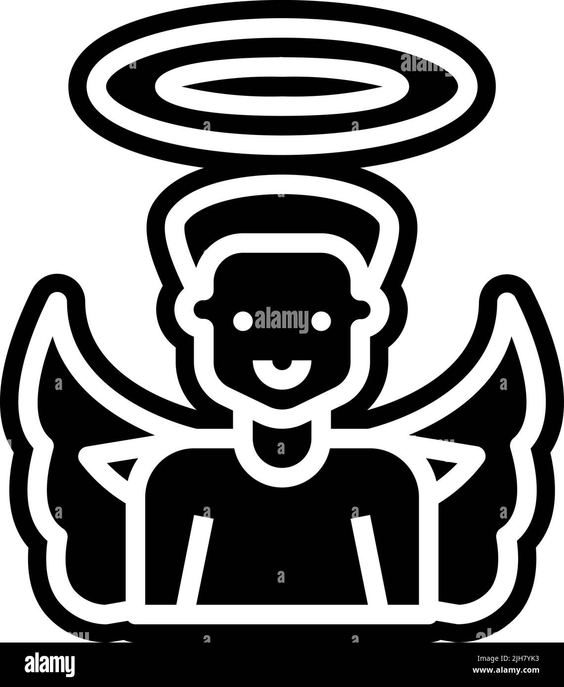 Christianity angel icon Stock Vector Image & Art - Alamy