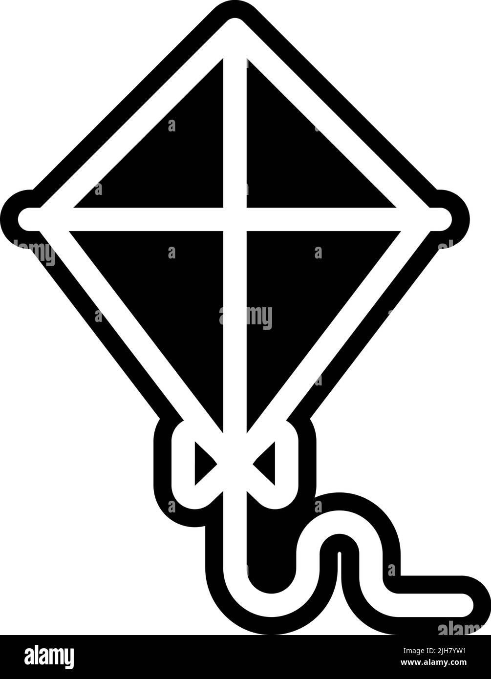 Children toys kite icon Stock Vector Image & Art - Alamy