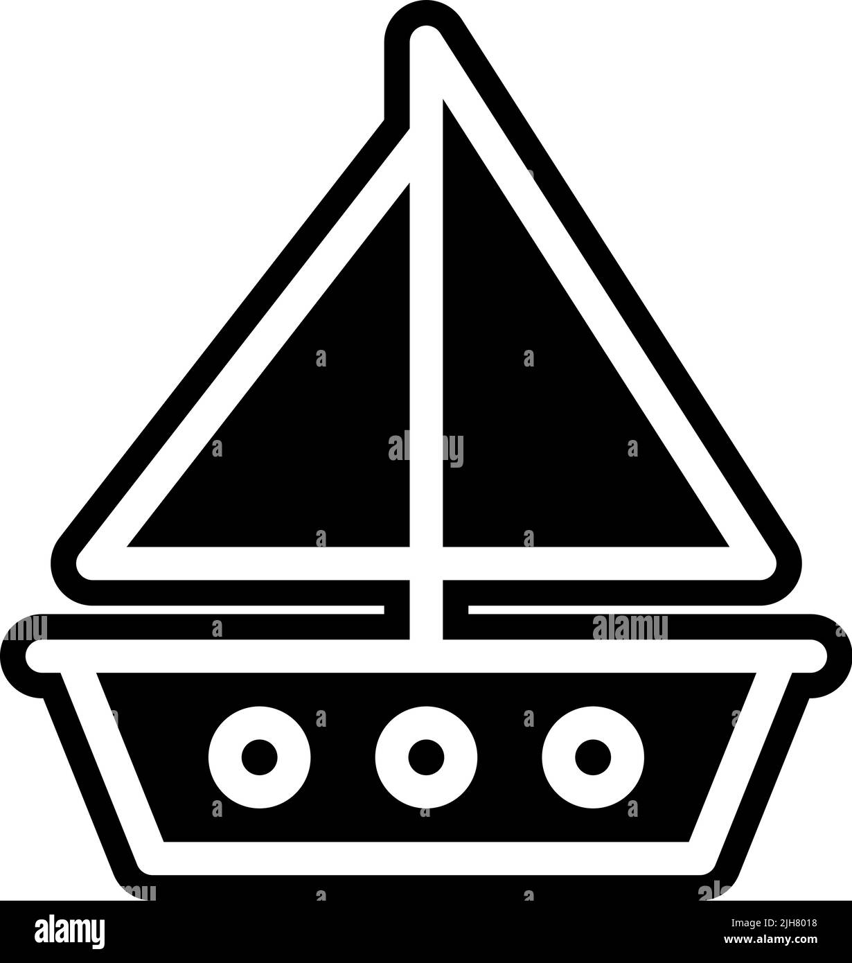 Children toys boat icon Stock Vector Image & Art - Alamy