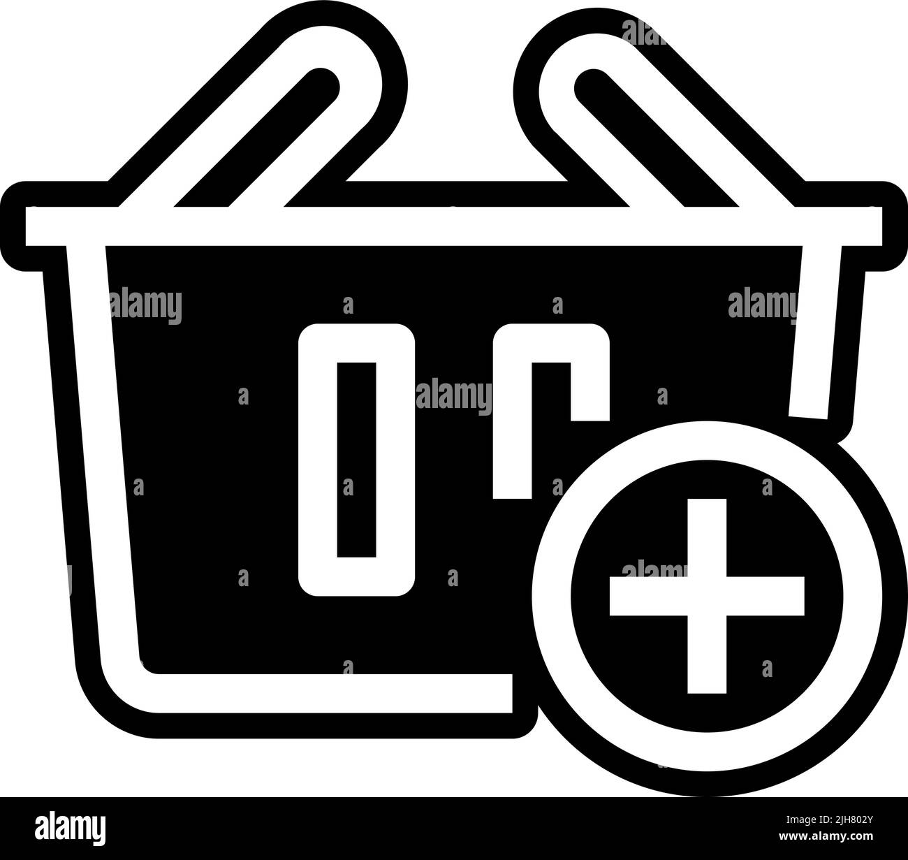 Ecommerce shopping basket icon Stock Vector Image & Art - Alamy