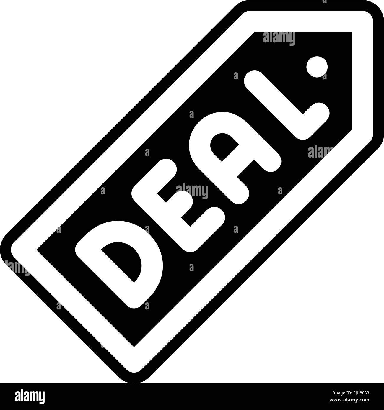 Business man handshake offer Stock Vector Images - Alamy