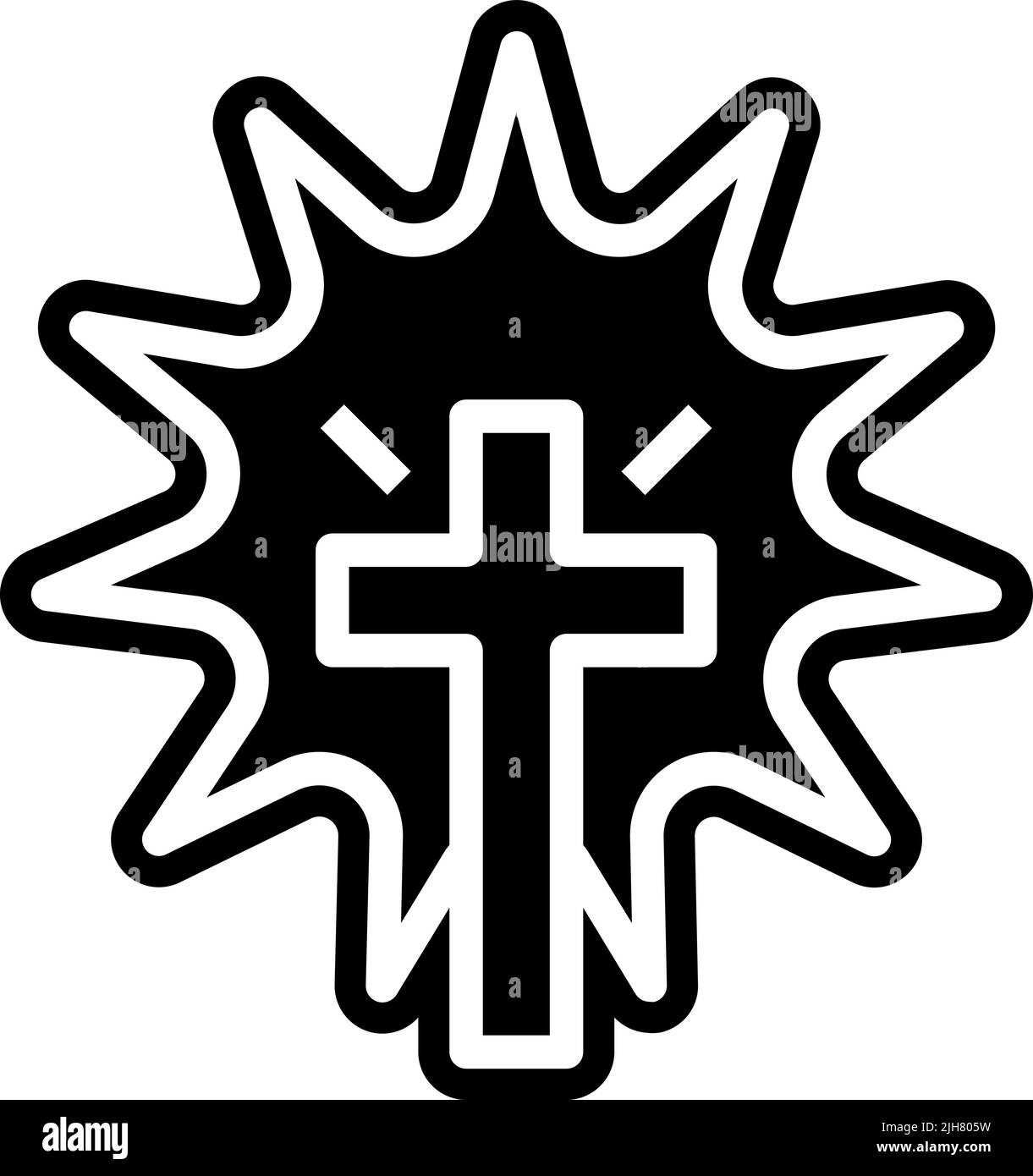 Christianity cross icon Stock Vector Image & Art - Alamy