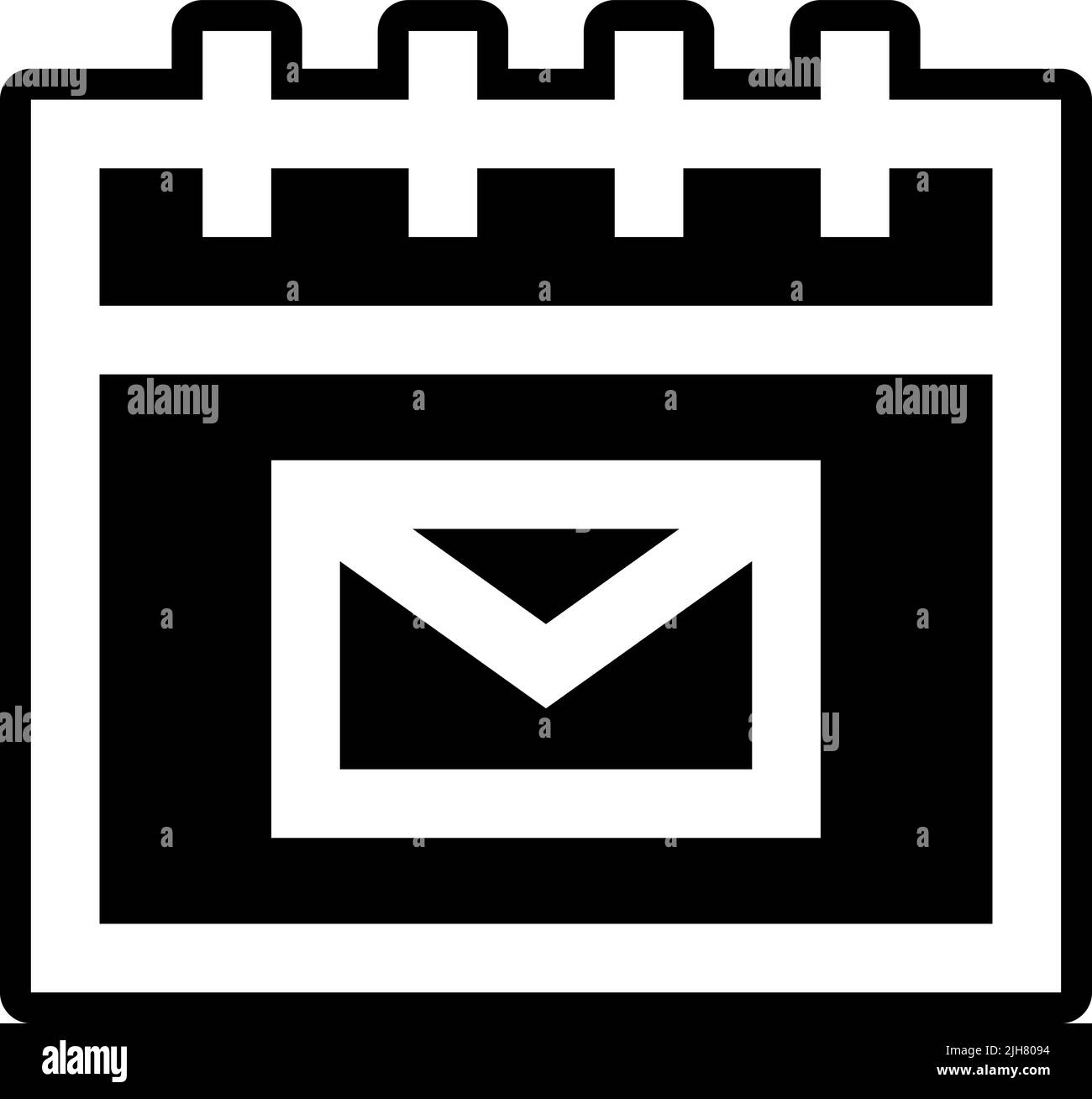 Calendar invitation icon Stock Vector Image & Art - Alamy