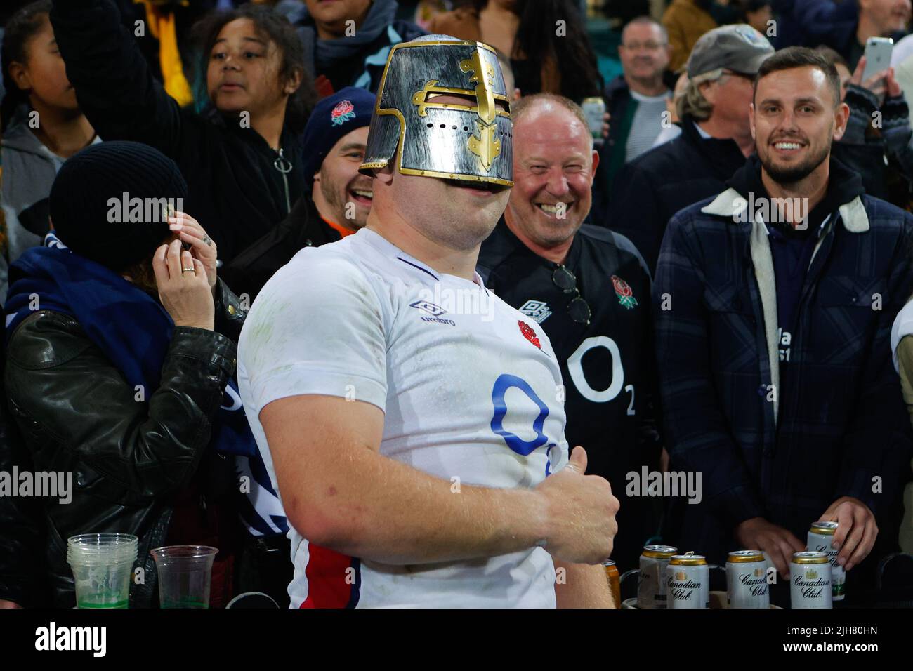 Sydney, Australia. 16th July, 2022. Joe Heyes of England celebrates ...