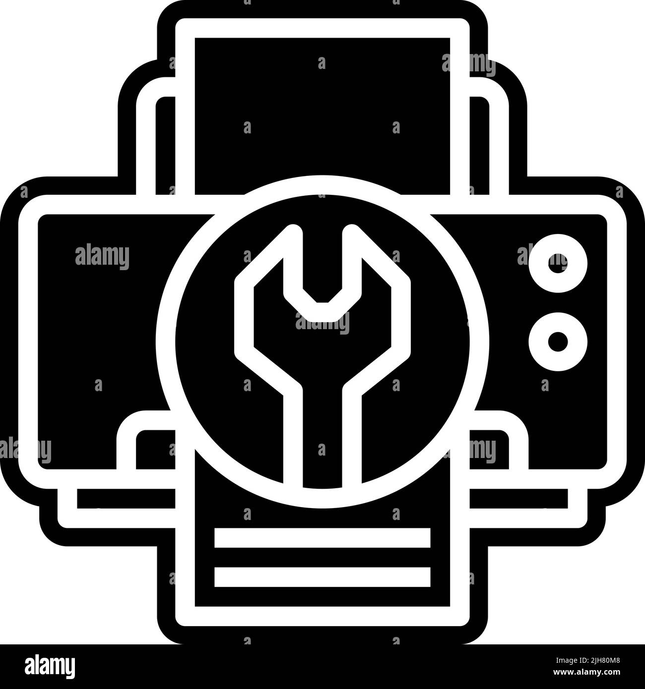 Repair printer Stock Vector Images - Alamy