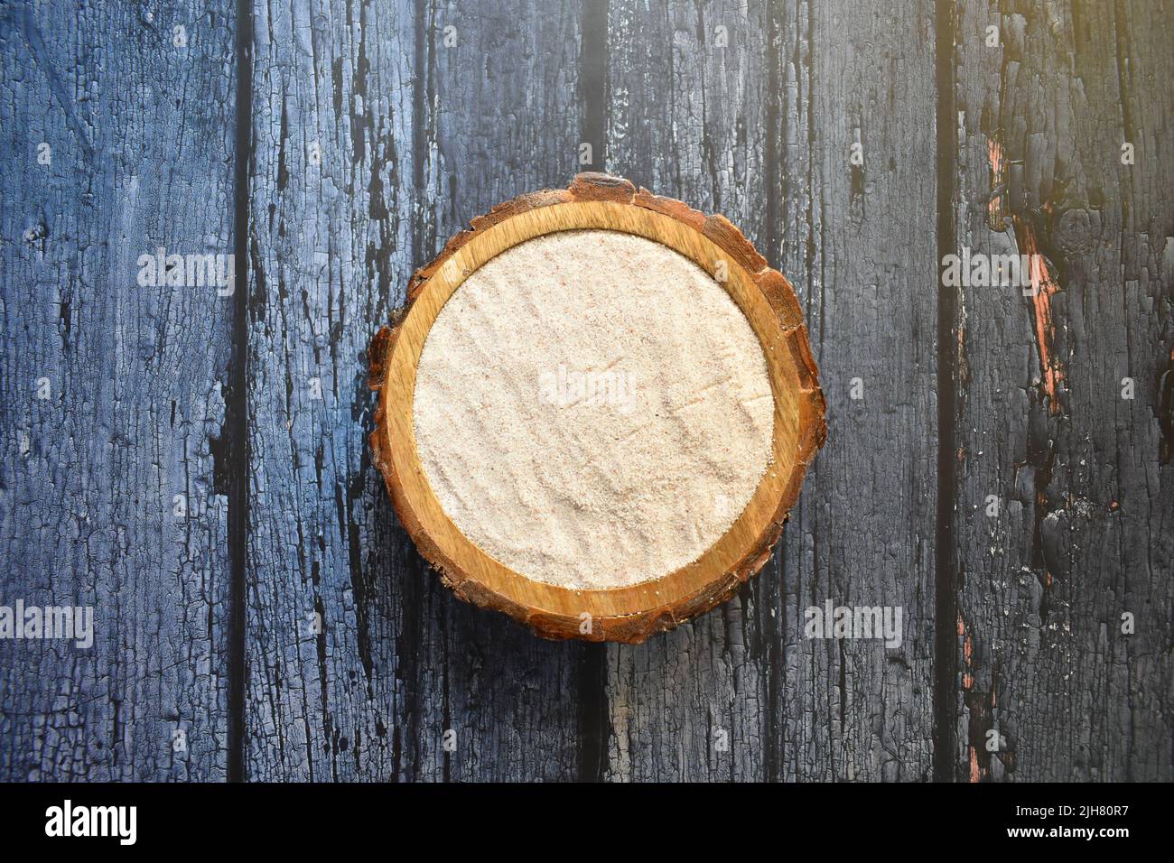 Raw coarse dried red rice semolina Stock Photo - Alamy