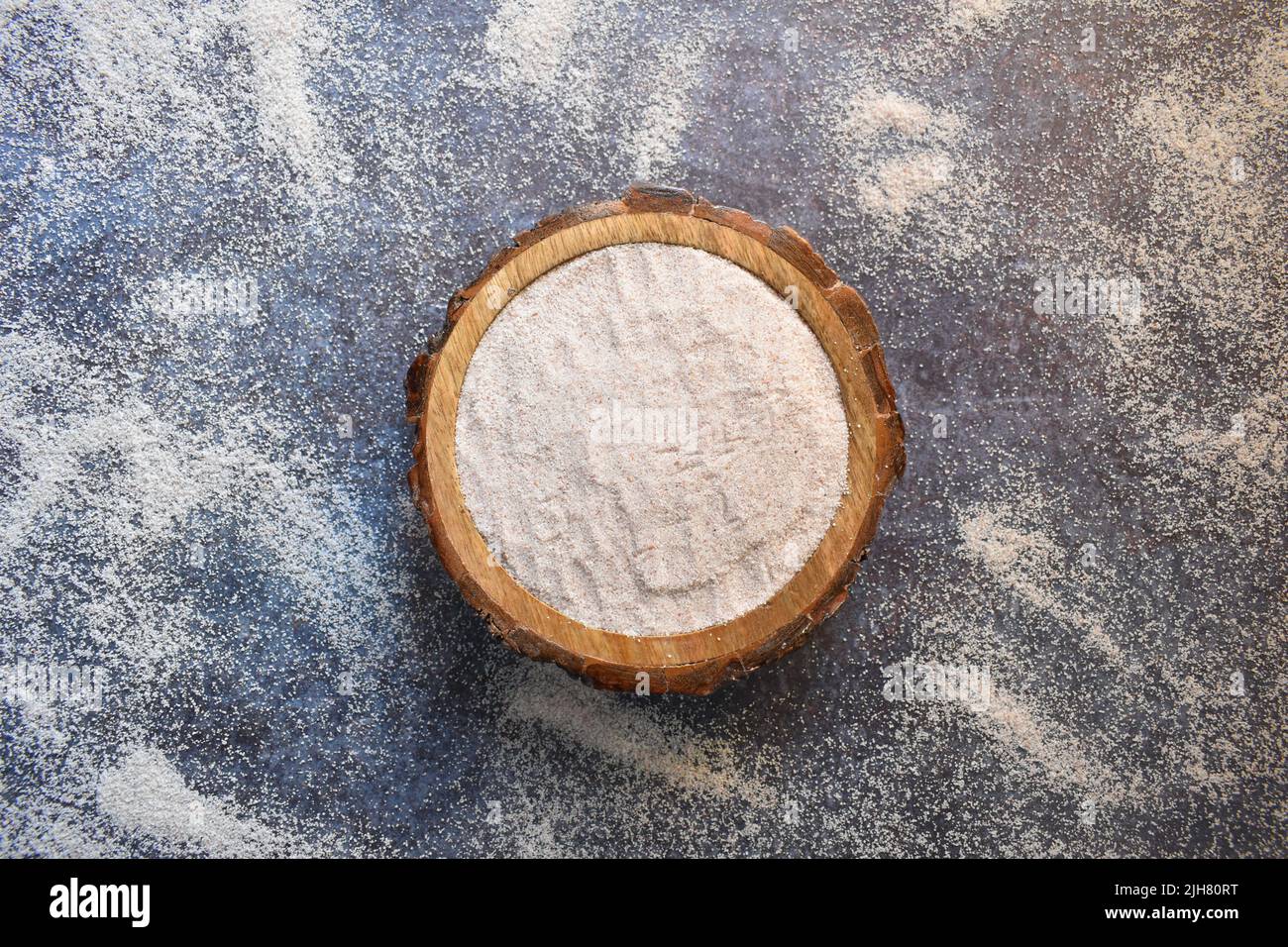 Raw coarse dried red rice semolina Stock Photo - Alamy