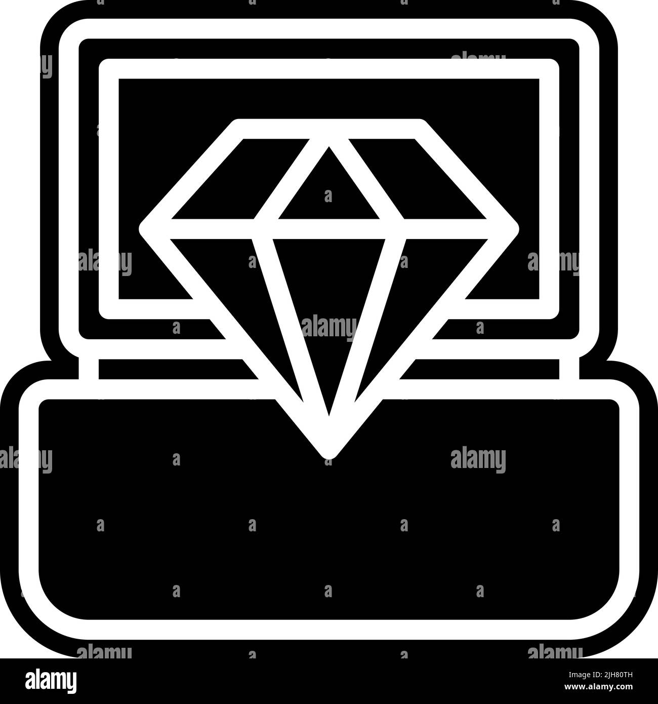 Customer loyalty gem icon Stock Vector Image & Art - Alamy