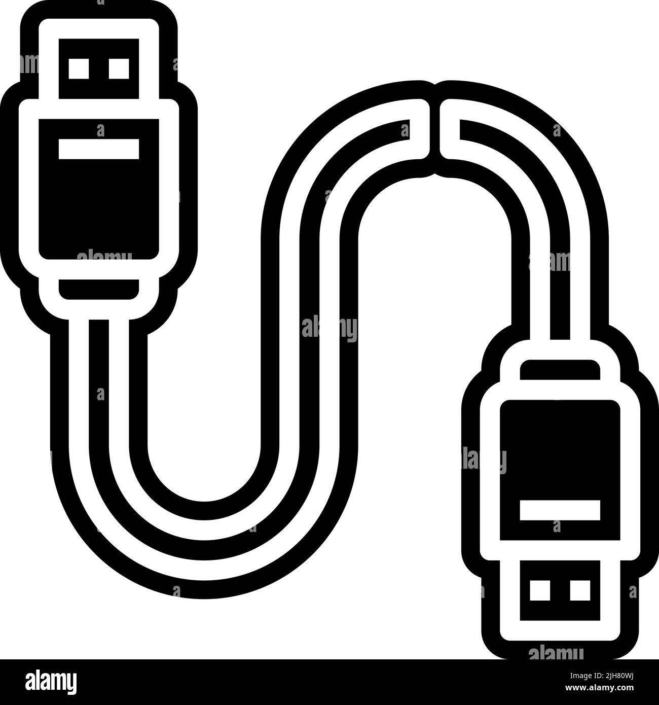 Computer diagnostics usb plug icon Stock Vector Image & Art - Alamy