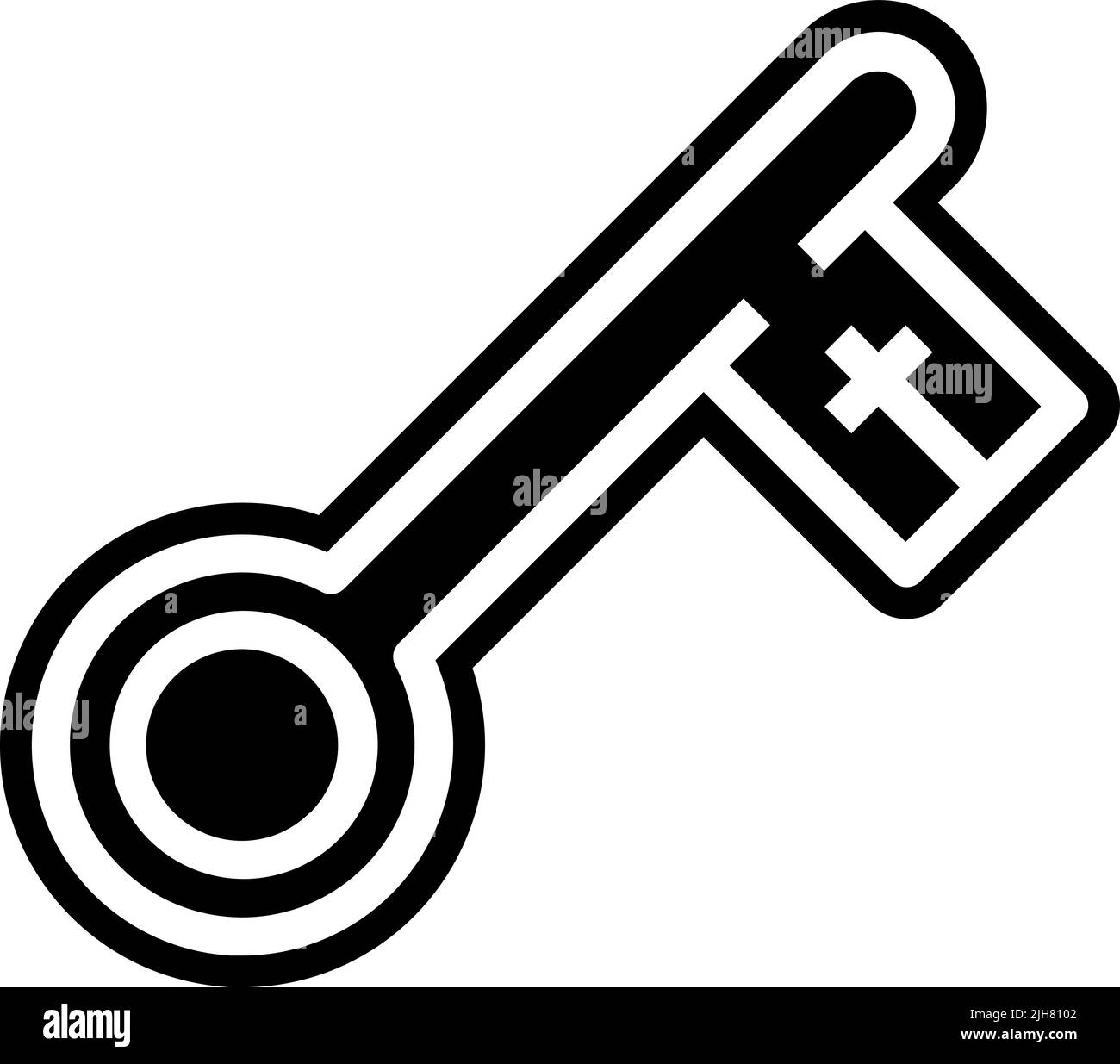 Christianity key icon Stock Vector Image & Art - Alamy