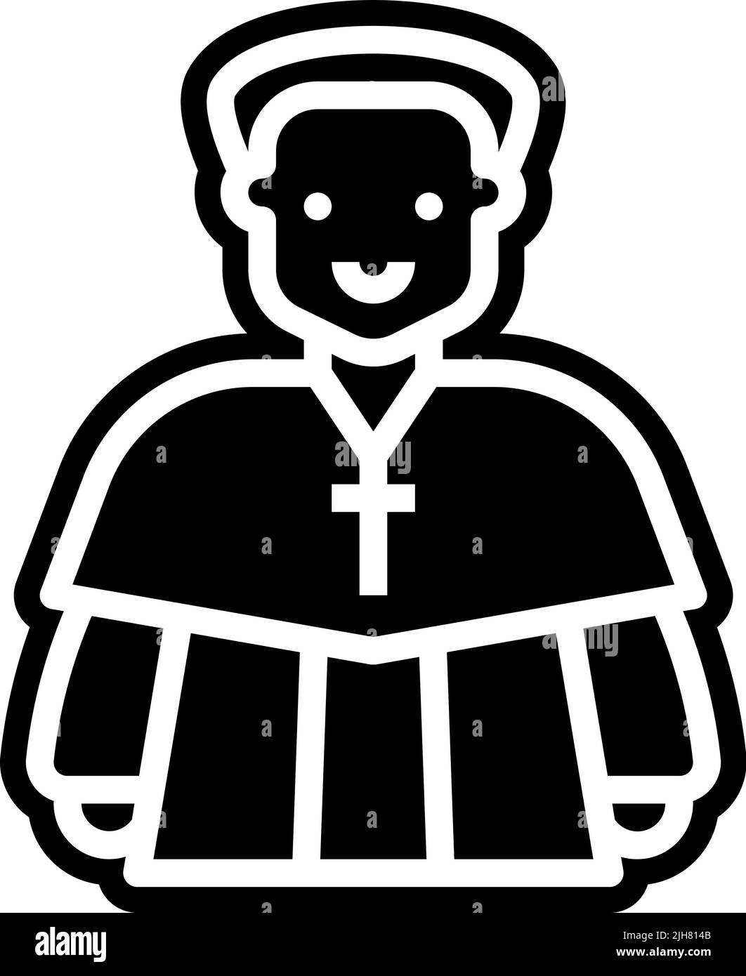 Christianity priest icon Stock Vector Image & Art - Alamy