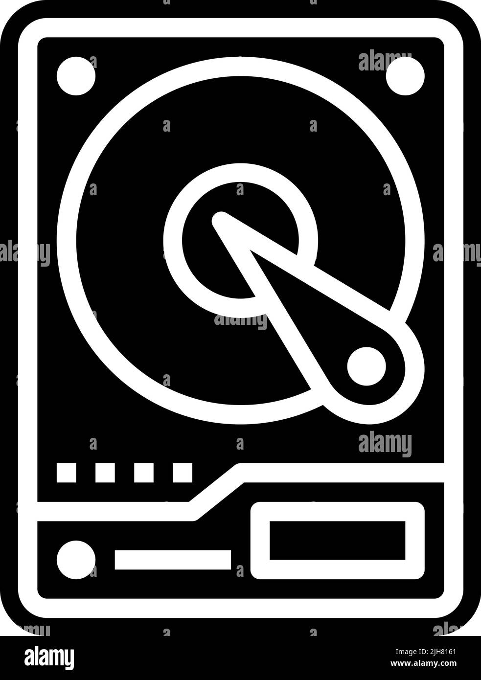 Computer diagnostics hard disk icon Stock Vector Image & Art - Alamy