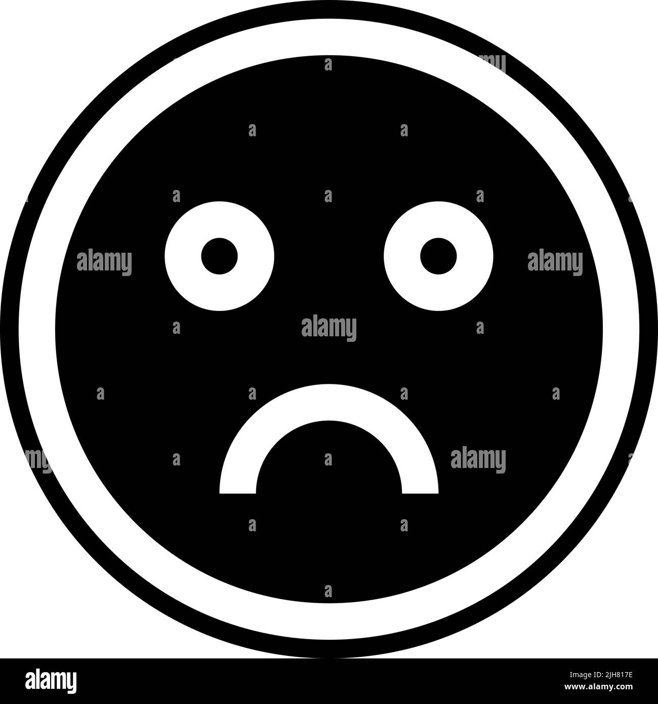 Emojis sad icon Stock Vector Image & Art - Alamy