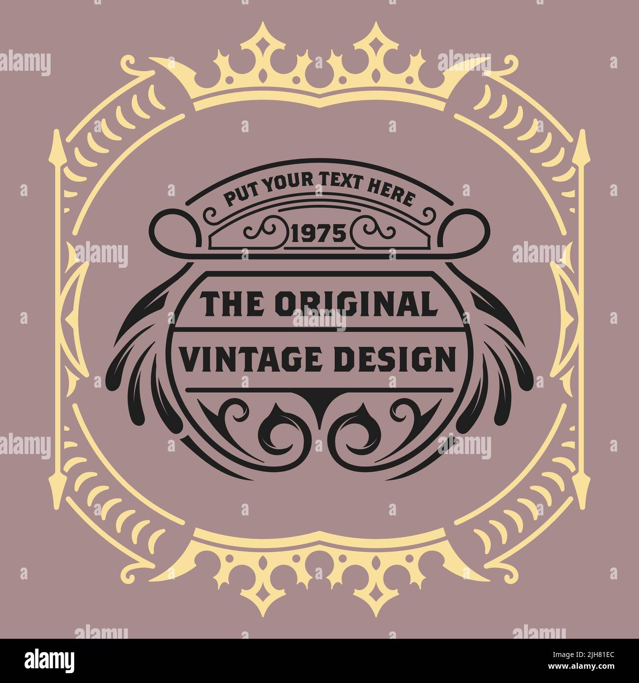 Western card with vintage style Stock Vector Image & Art - Alamy
