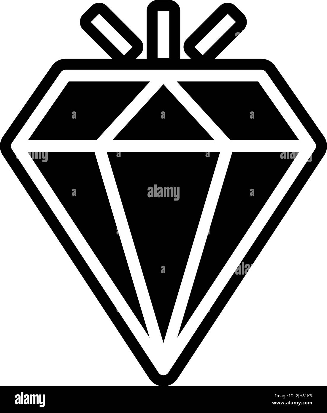 Cartoon diamond Black and White Stock Photos & Images - Alamy