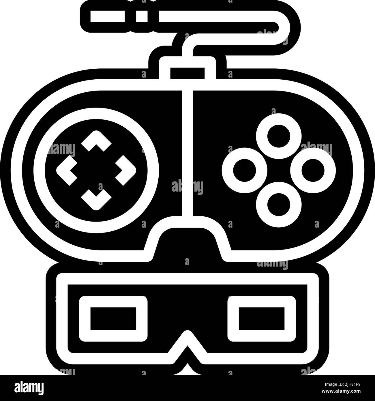Gaming joystick icon Stock Vector Image & Art - Alamy