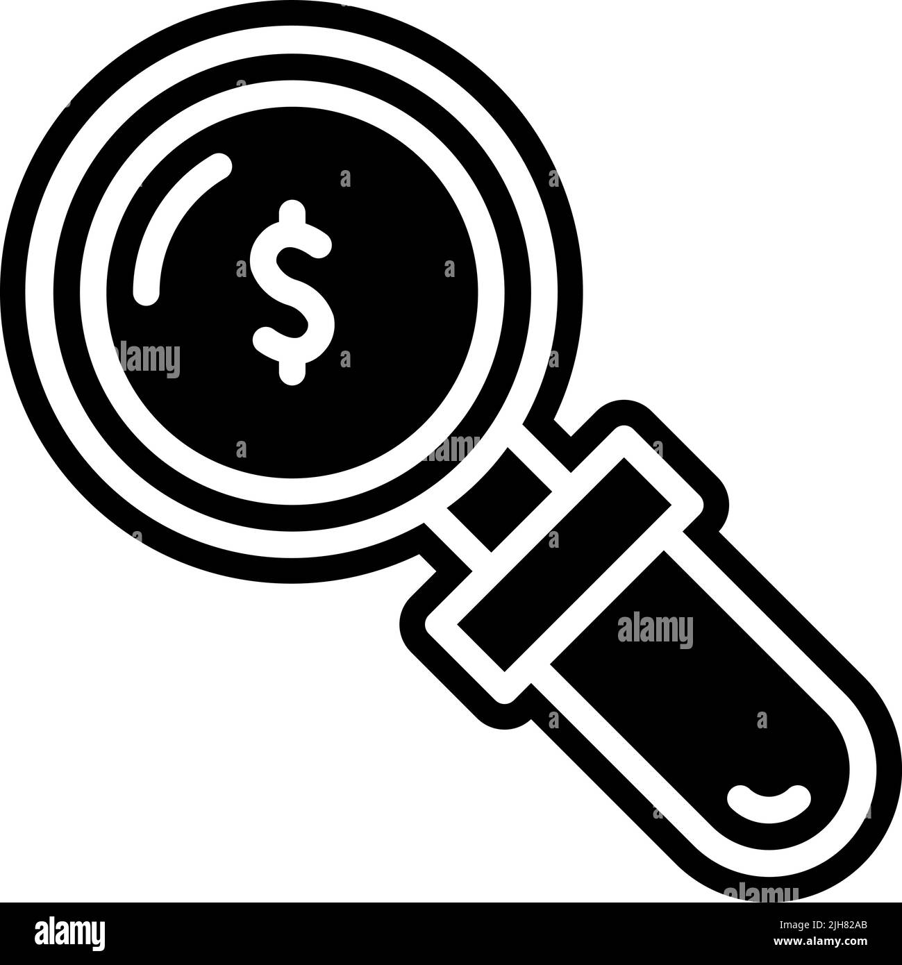 Finance search icon Stock Vector Image & Art - Alamy