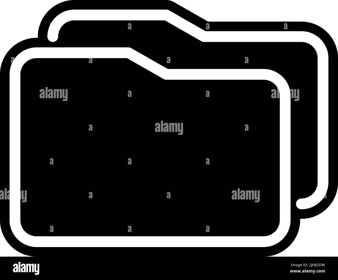 Essential folder icon Stock Vector Image & Art - Alamy