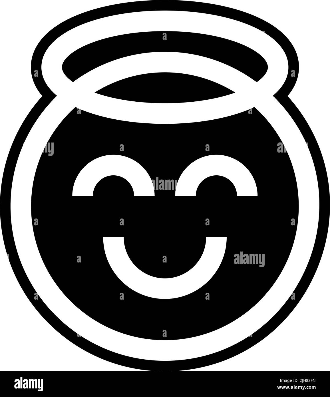 Emojis angel icon Stock Vector Image & Art - Alamy