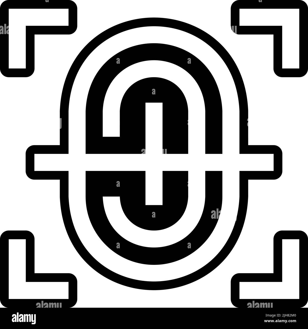 Cyber security fingerprint scanning Cut Out Stock Images & Pictures - Alamy