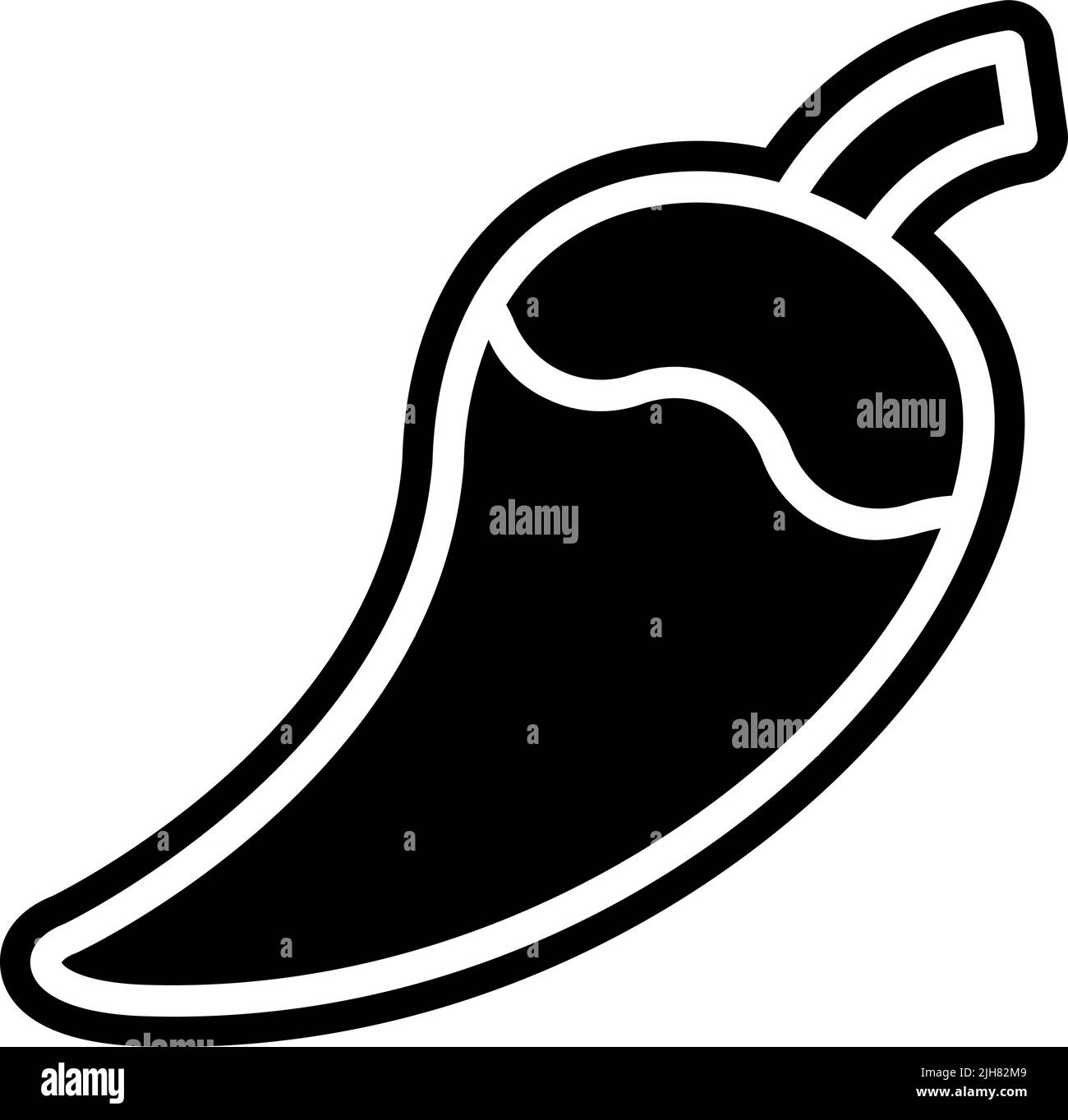 Grocery chilli icon Stock Vector Image & Art - Alamy