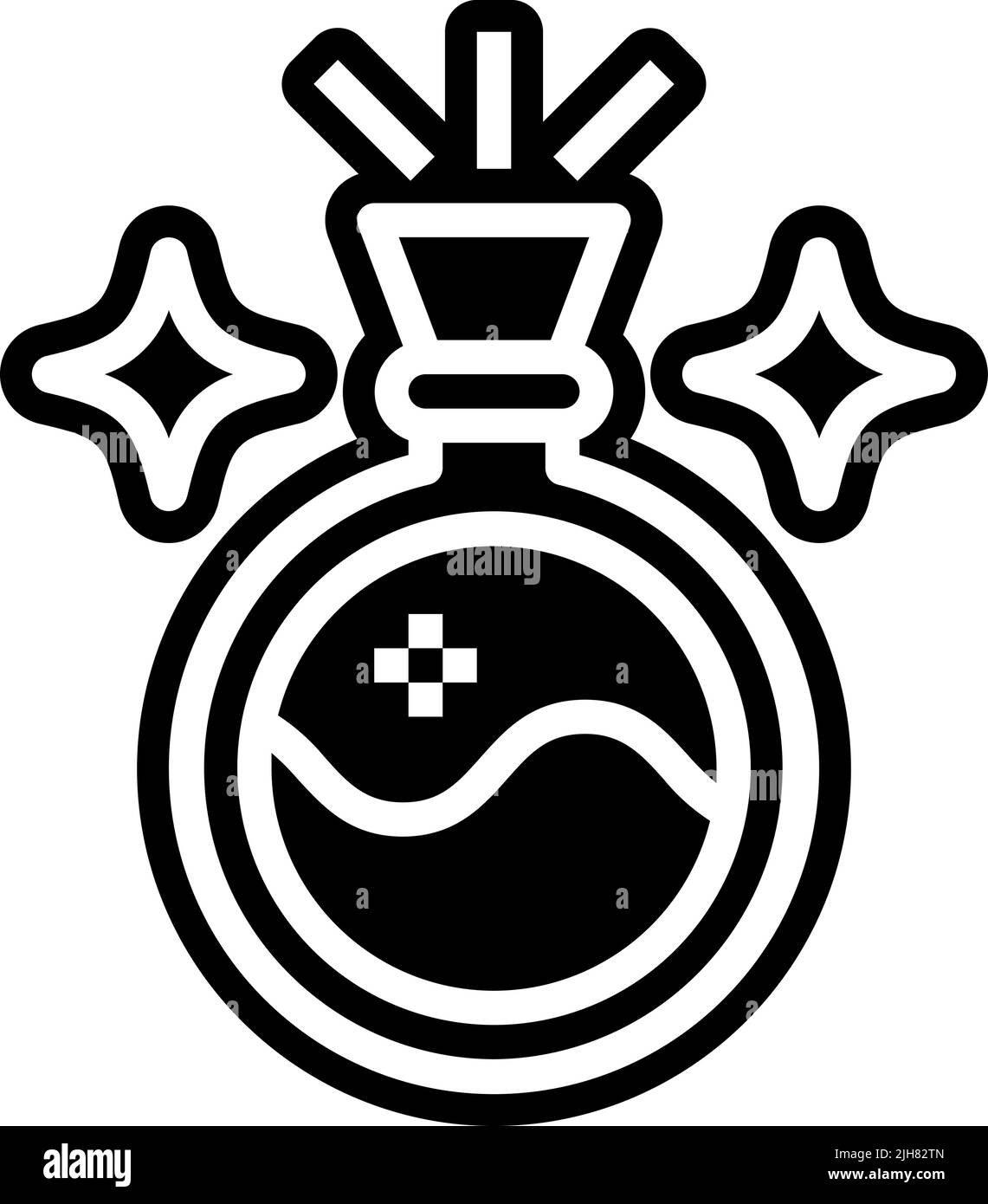 Magic elixir witchcraft icon Black and White Stock Photos & Images - Alamy