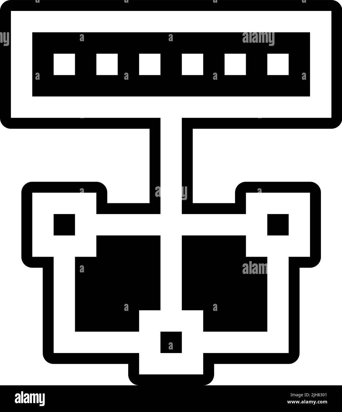 Hacker password icon Stock Vector Image & Art - Alamy