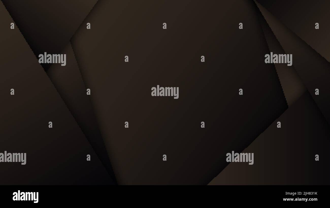 Abstract black stripes overlapping layered on dark background luxury ...