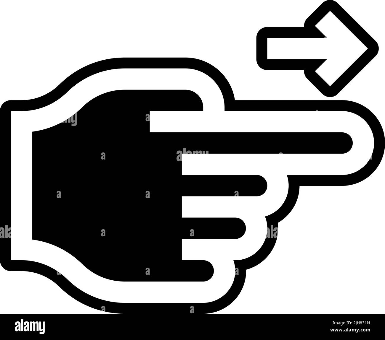 Hand gestures you icon Stock Vector Image & Art - Alamy