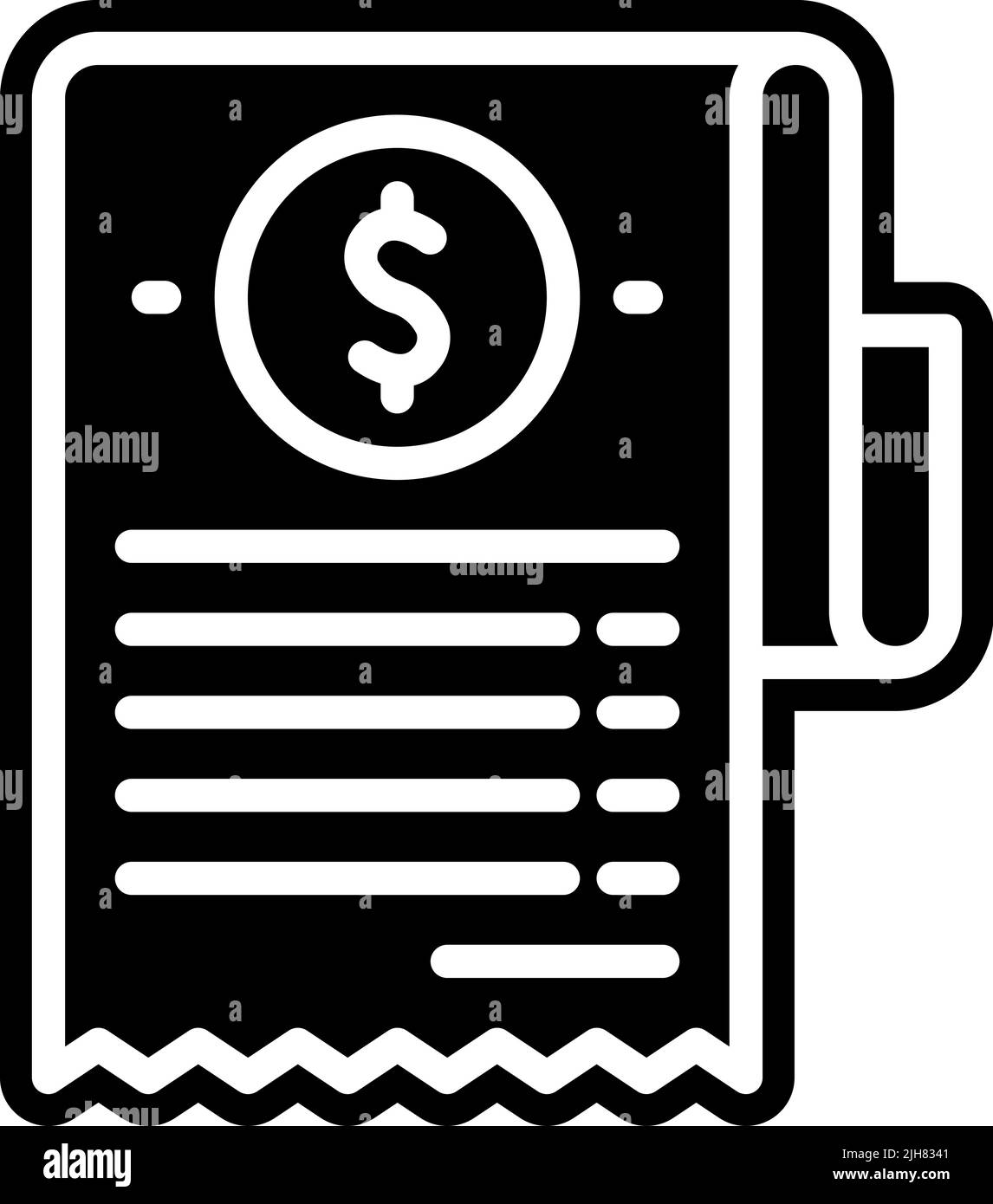 Finance bill icon Stock Vector Image & Art - Alamy