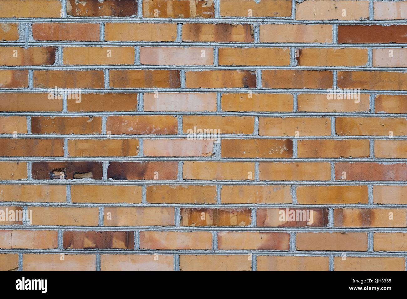 Brick wall. Background of bright red bricks. Classic industrial ...