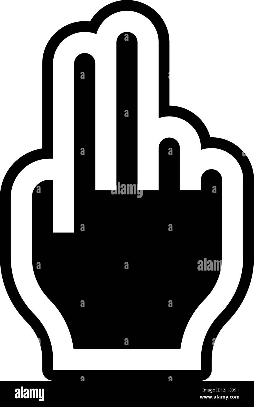 Hand gestures flick icon Stock Vector Image & Art - Alamy