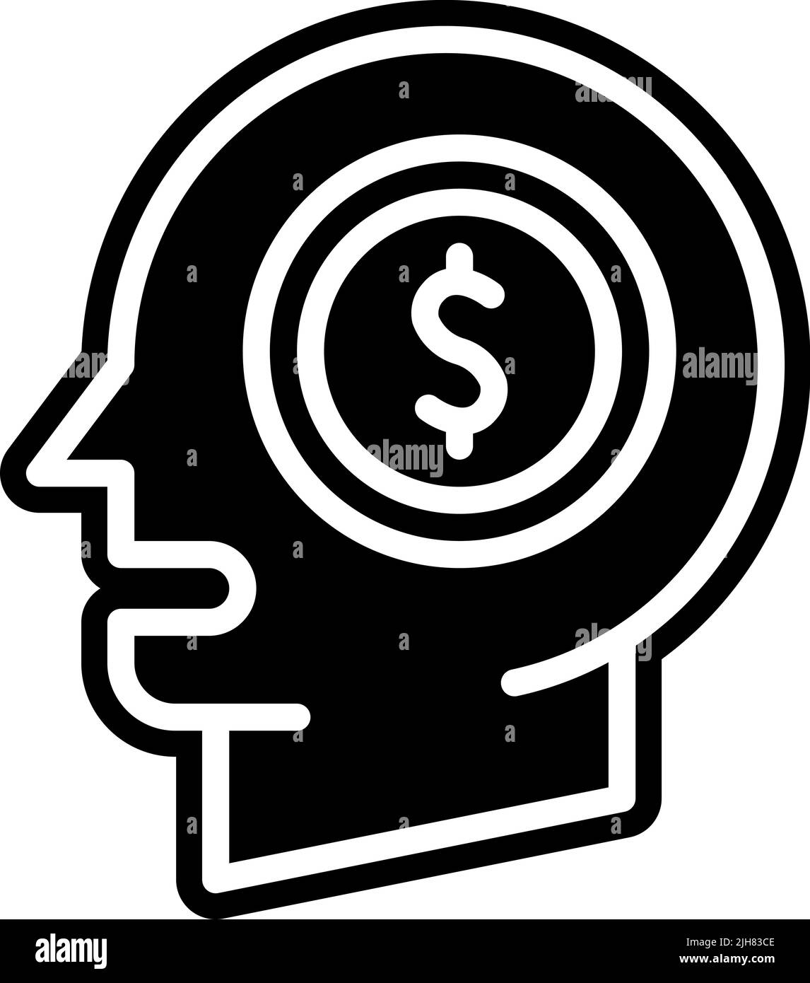 Finance mindset icon Stock Vector Image & Art - Alamy