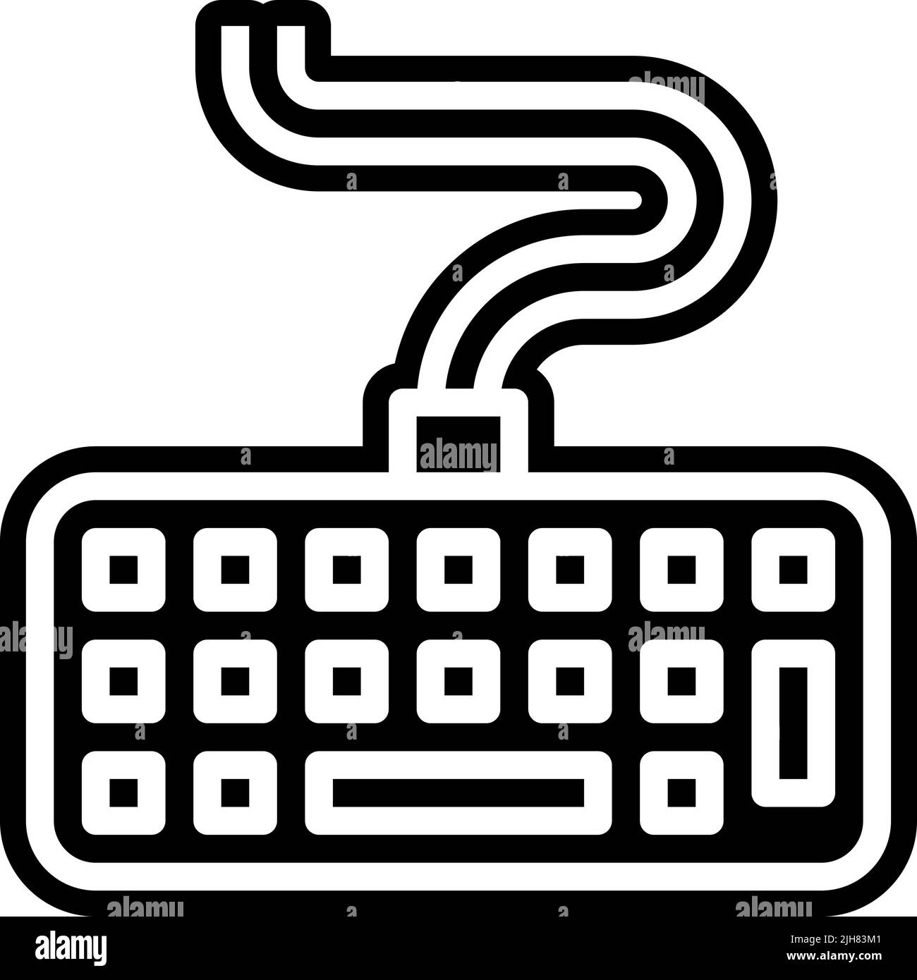 Gaming keyboard icon Stock Vector Image & Art - Alamy
