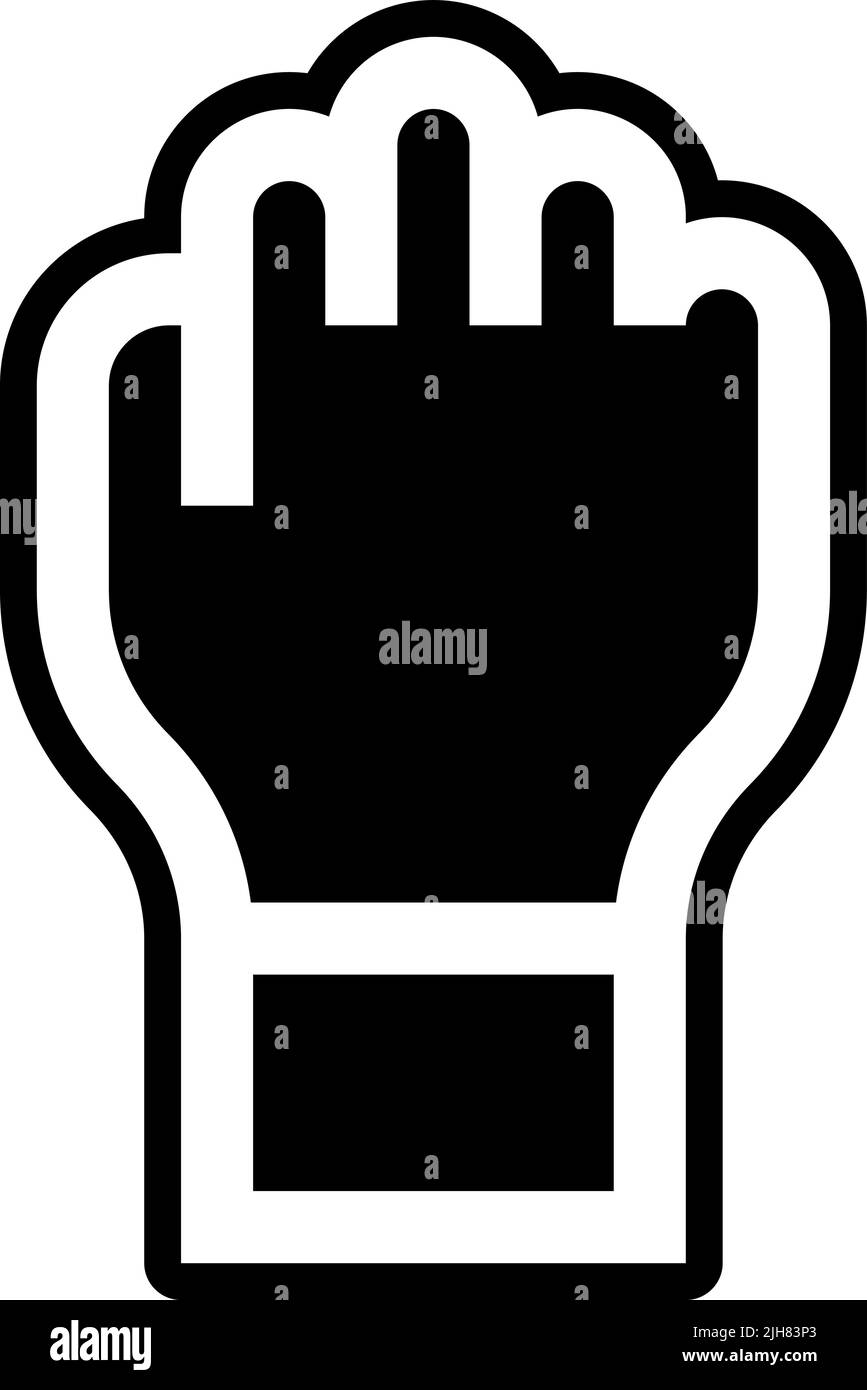 Love fist fingers icon hi-res stock photography and images - Alamy
