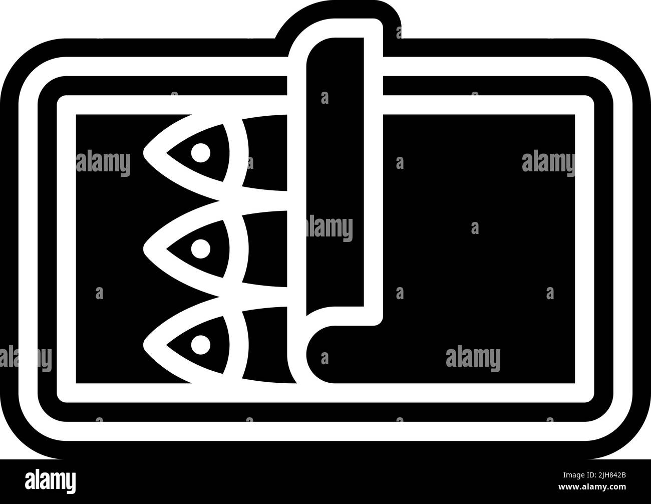 Grocery fish icon Stock Vector Image & Art - Alamy